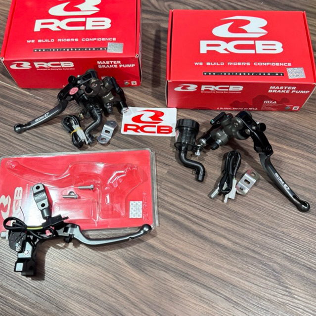 RCB S1 17mm brake lever, gray, removable oil tank: Left clutch, Left ...