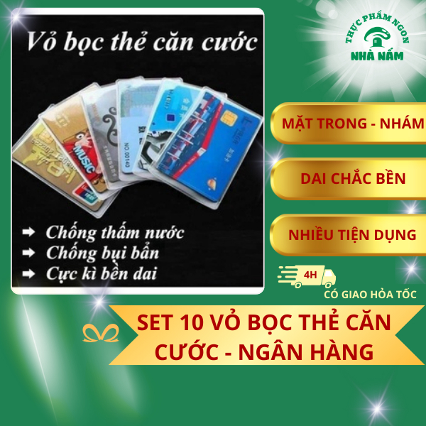 Set of 10 atm card covers, student cards, employee cards, student cards ...