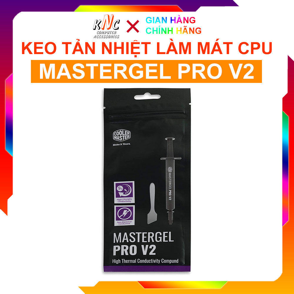 Genuine Cooler Master MasterGel Pro V2 CPU Thermal Paste 9w/mk Weight 1 ...