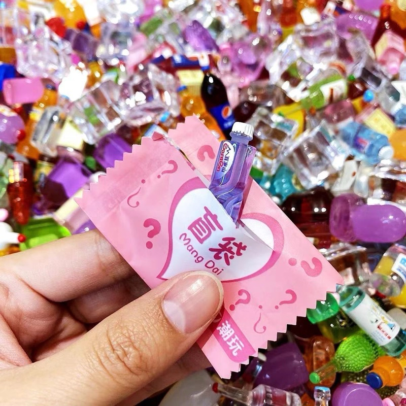 Secret gift charm candy, blindbox dignity test mini blind bag, messy ...
