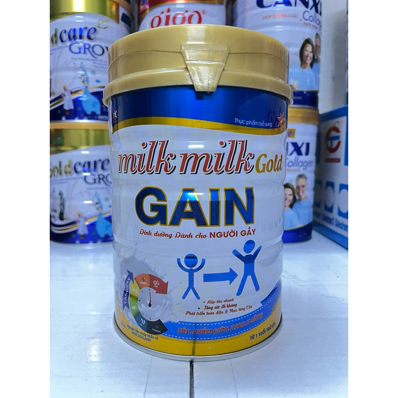 Milkmilk Gain weight Gain milk for skinny people 900g can | Shopee ...