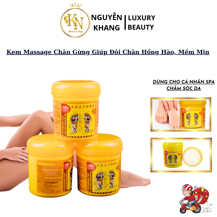 Ginger Fragrance Foot and Body Massage Cream | Mild Fragrance Using ...