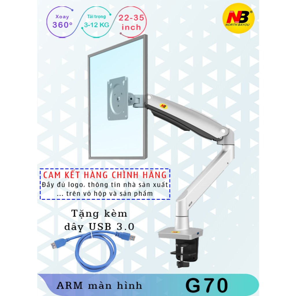 F100a G70 [Monitor 22" - 35"] / Computer Monitor Mount/ Monitor Arm ...