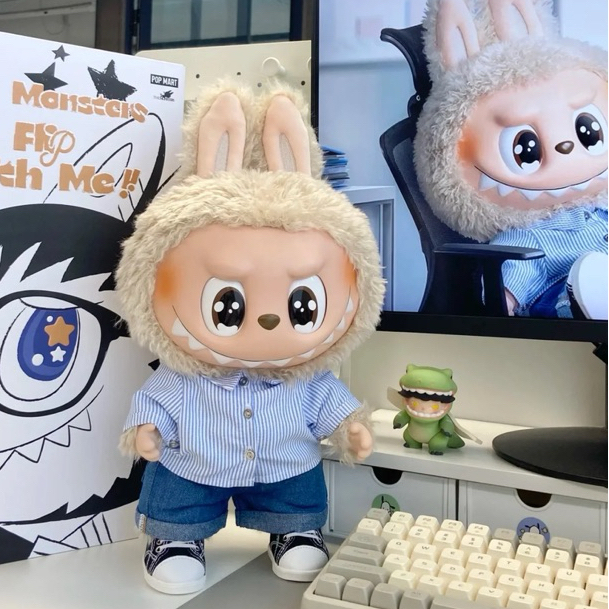 (100% Genuine) Labubu Flip with me 100% genuine pop mart, baby labubu ...