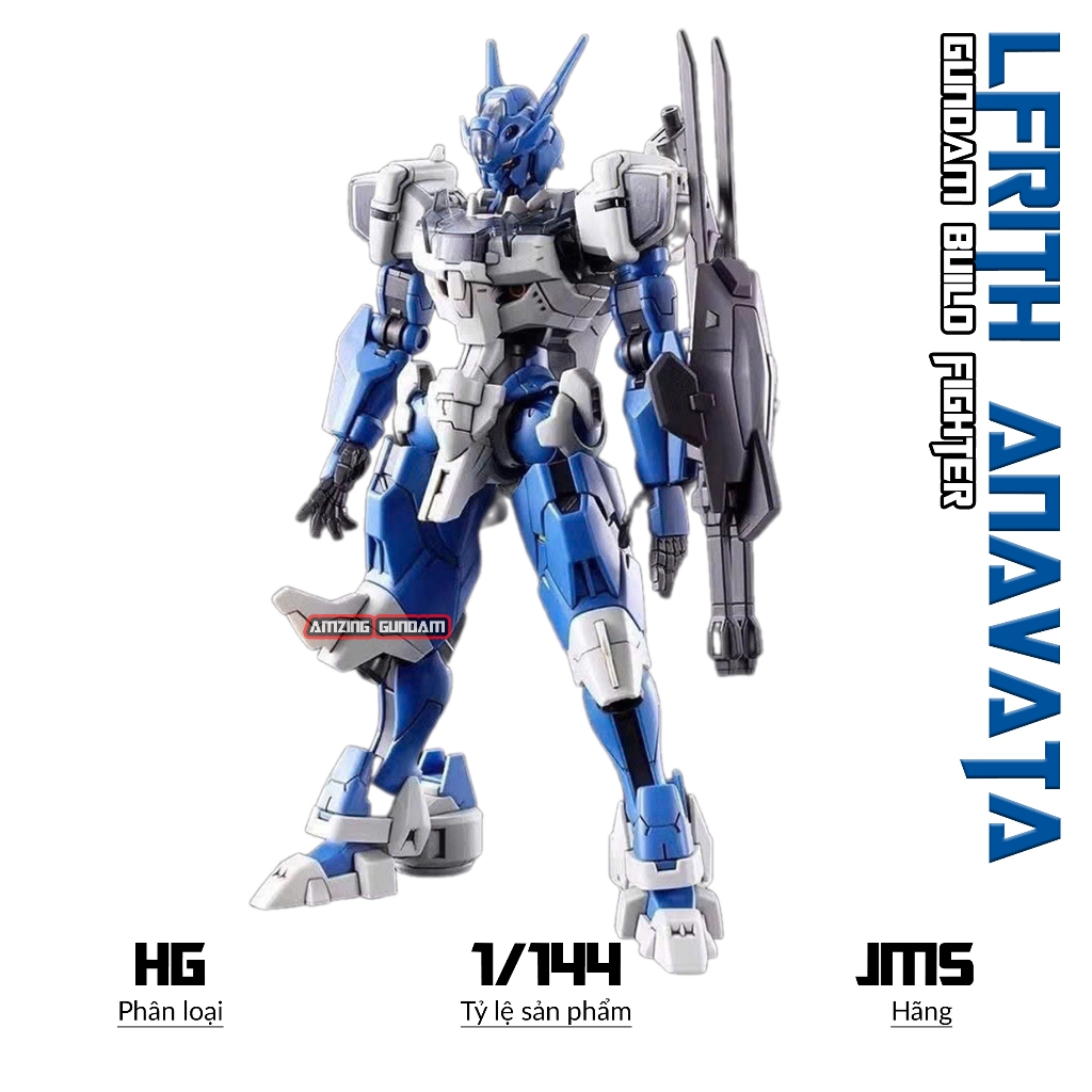 Hg Lfrith Anavata Gundam Model, 1/144 Gunpla, Smart Puzzle, Plastic Toy ...