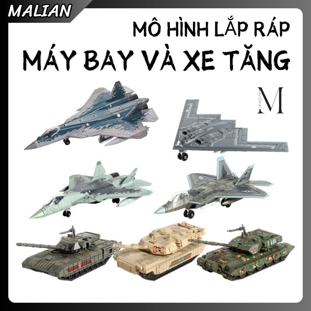 Assembling Model of Airplane, Tank, Military Helicopter, Assembled and ...