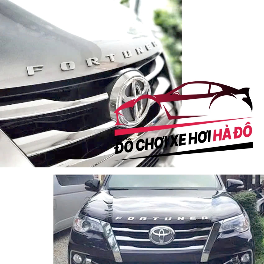Fortuner Braille Stickers for Toyota Fortuner Hood - Fortuner Lettering ...