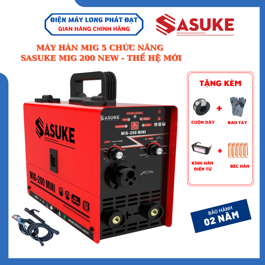 Sasuke 200 mig welding machine 5 functions of air mig welding, gas mig ...