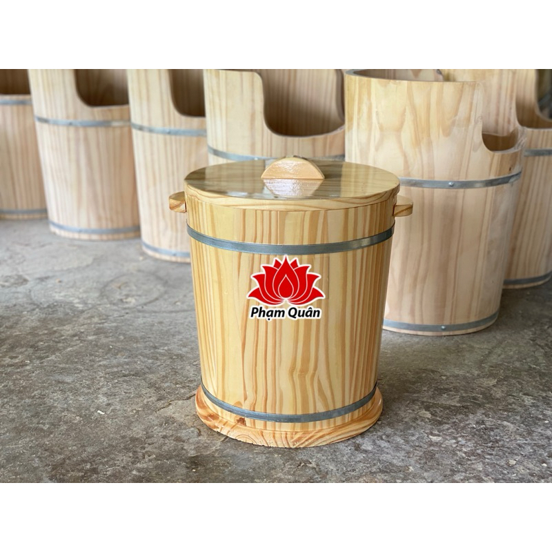 20kg pine wood rice container, 20kg feng shui wooden rice container ...