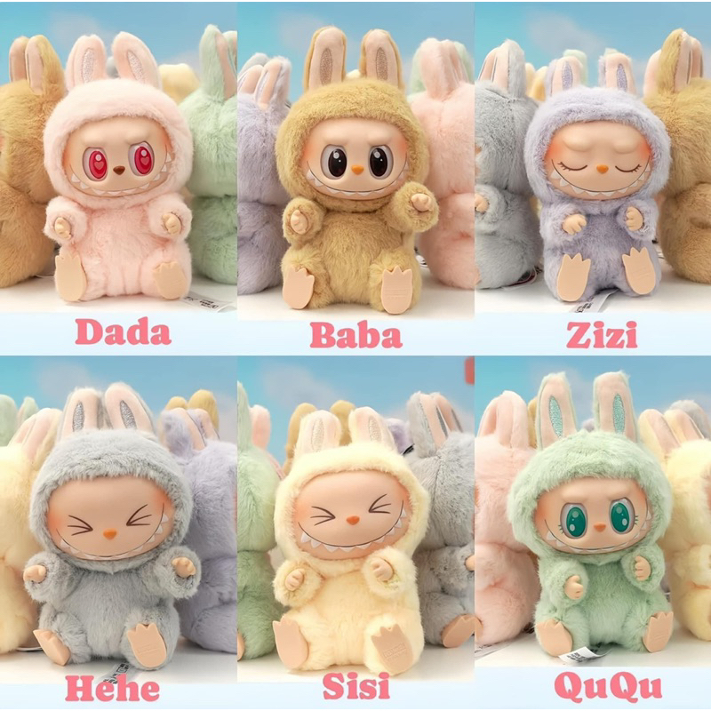 / Genuine COMMITMENT / Labubu Ver2 Dada Baba Qqu Zizi Hehe Sisi check ...