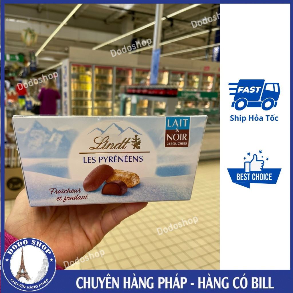 Lindt les Pyrénéens French Milk Chocolate, box of 24 sold at French ...