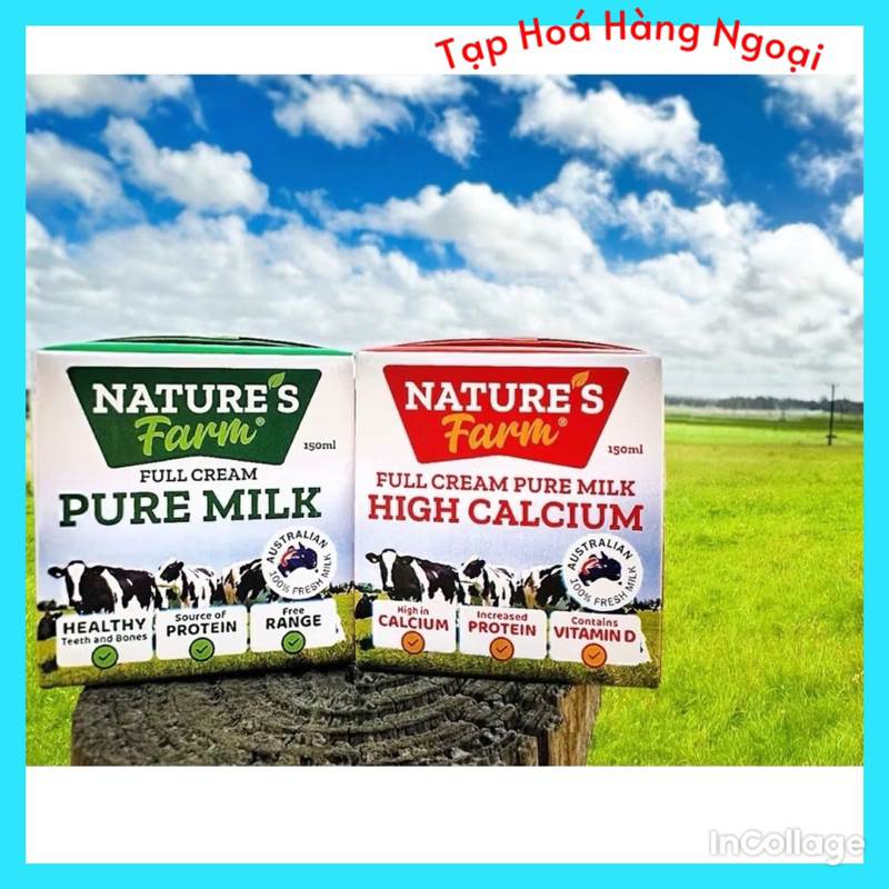Nature's Farm milk imported from Australia 150ml | Shopee Singapore