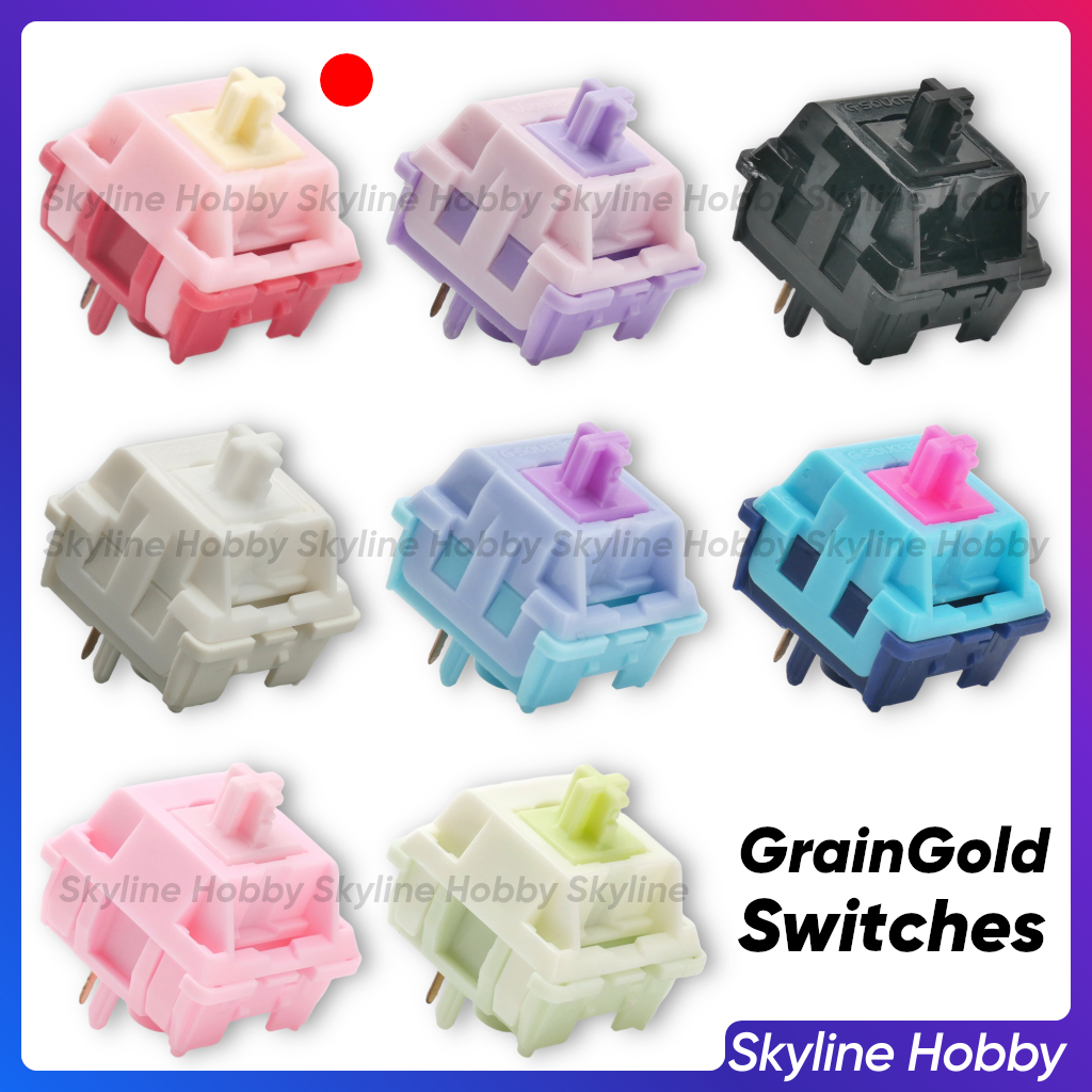 Grain Gold Mechanical Keyboard Switch - Sarokeys Purple Sakura ...