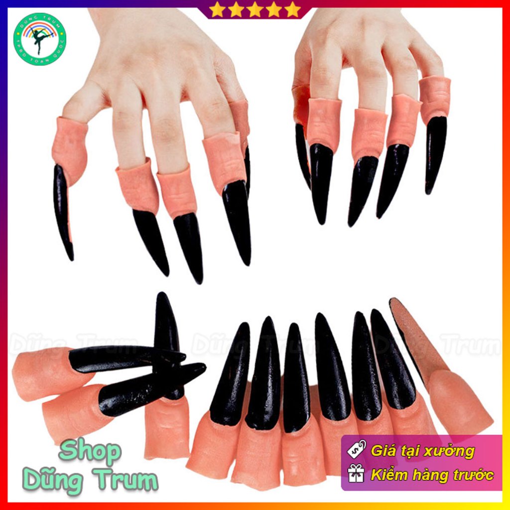 Devil Halloween Costume Devil HandPiece Set (10 fingers) | Shopee Singapore
