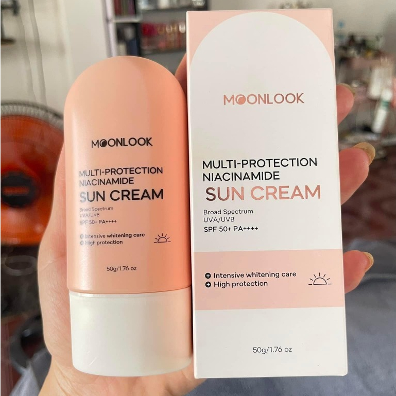 [NEW Model 2024] MOONLOOK Sun Cream SPF 50+ PA+++ - Comprehensive Skin ...