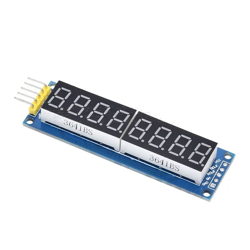 7-segment LED 8-Digit Module 0.36inch 74HC595 | Shopee Singapore