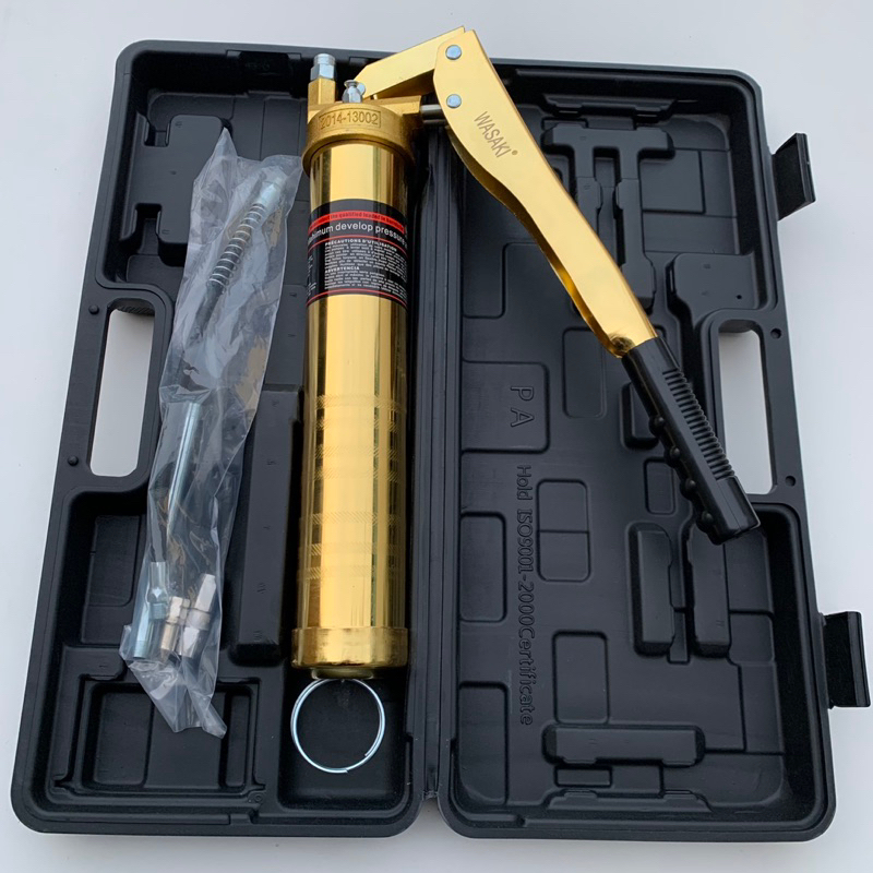 900CC 2-cylinder 2-cylinder piston grease pump uses worm grease. canned ...