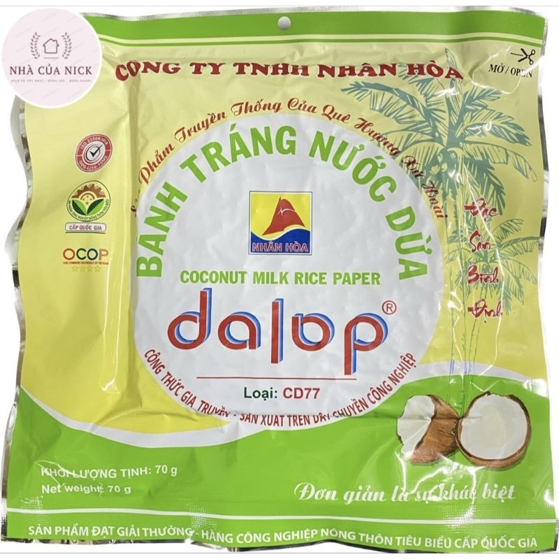 Dalop Binh Dinh coconut water rice paper (10 packs) | Shopee Singapore