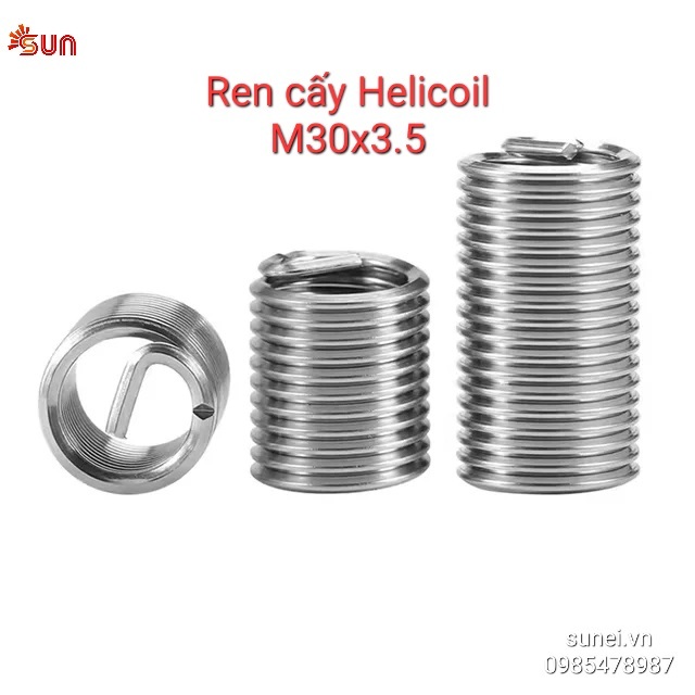 XO Helicoil M30 implant thread, 304 stainless steel screw thread used ...