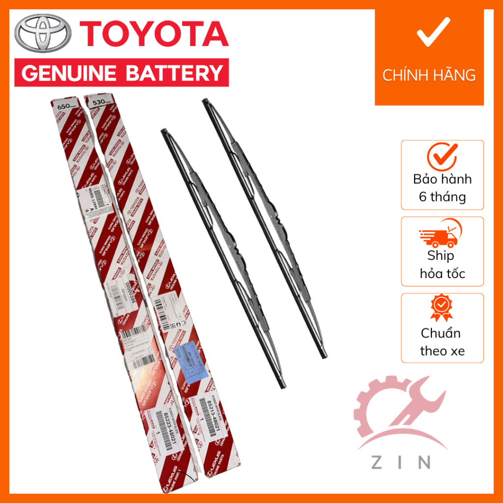 [Genuine] Rubber WIPER BRUSH SET for TOYOTA Camry, Fortuner, Innova ...