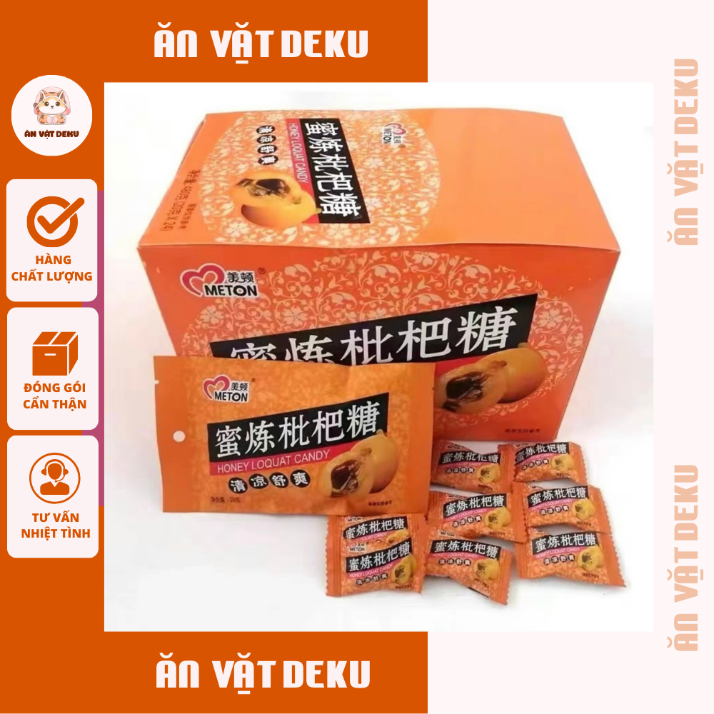 Meton Pipa Lozenges with Honey Essence and Japanese Biwa Fruit Pack of ...