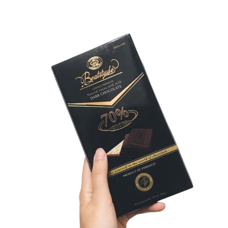 Beatitude Dark Chocolate 70% Cacao Bar 100g | Shopee Singapore