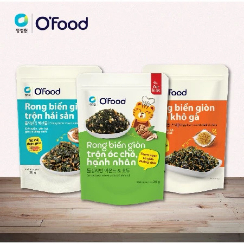 Seaweed mixed with OFOOD rice of all flavors (dried chicken, Seafood ...