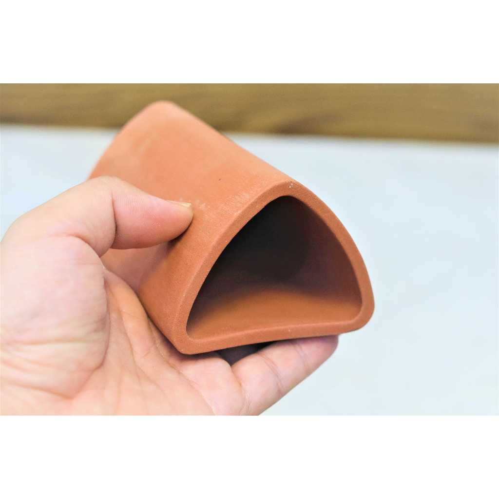 Fish cave, large triangle, pleco cave, pleco ceramic cave, ceramic fish ...