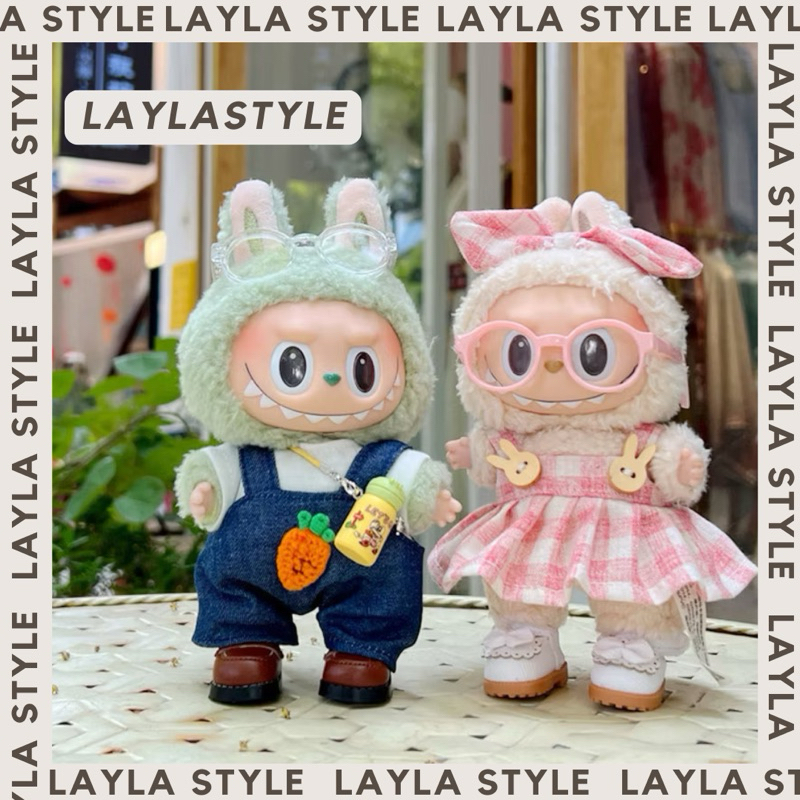 [SELECTED] Labubu clothes - DOLL 17cm LAYLASTYLE LABUBU POPMART style ...