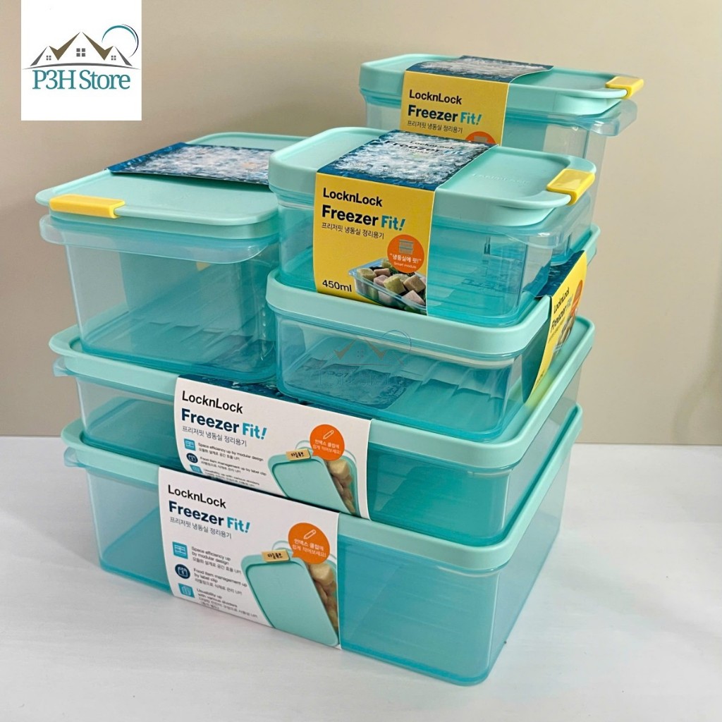 Korean LocknLock Freezer Fit plastic box preserves food and freezes ...