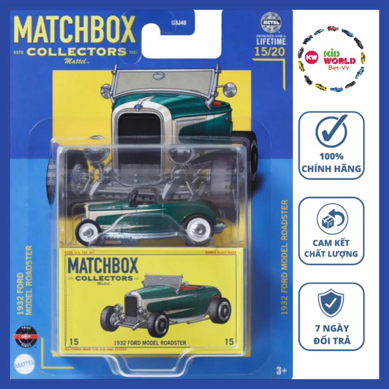 Matchbox Collectors Series 1932 Ford Model Roadster HLJ71. | Shopee ...