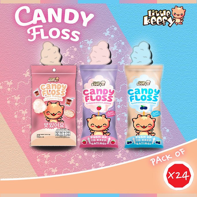 Little Keefy Candy Floss Cotton Candy Imported from Indonesia | Shopee ...
