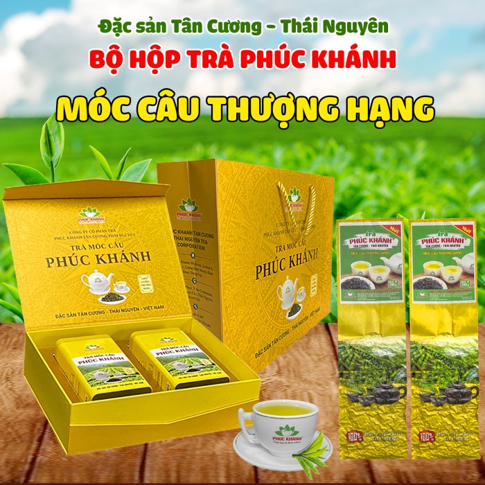 [PHUC Khanh TEA] Premium Hook Cau Tea Gift Box Set 400g | Shopee Singapore