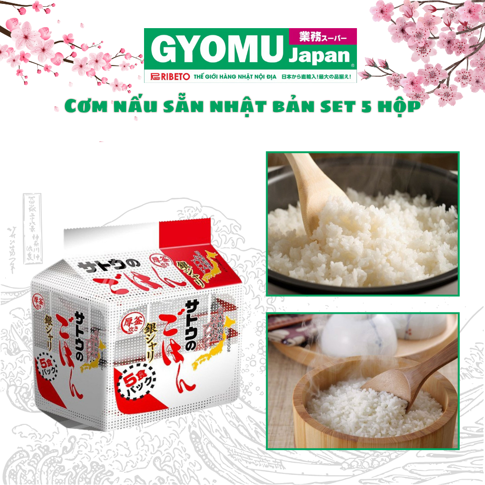 Pre-cooked rice, Japanese canned instant rice - Gyomu Japan | Shopee ...