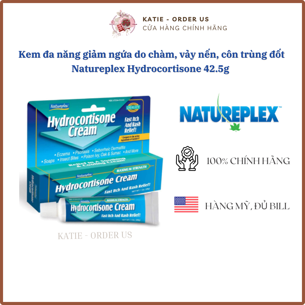 [GENUINE | Bill AMERICA] Hydrocortisone Natureplex multi-purpose anti ...