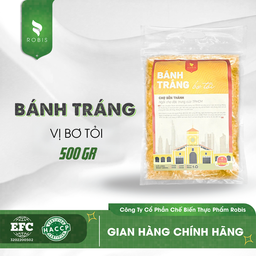 Robis Rice Paper - Garlic Butter, Garlic Salt, Fried Onion, Thai Hot ...