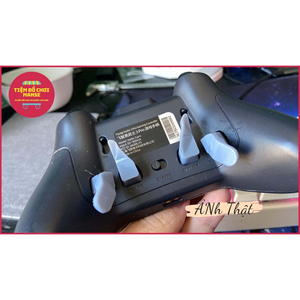 Ergonomic paddle support button set for Flydigi Vader 3 and Vader 4 Pro ...