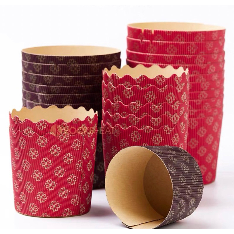 Set of 10 PANETTONE CUP MOLDS size 4inch (250g) - Grade 1 product ...