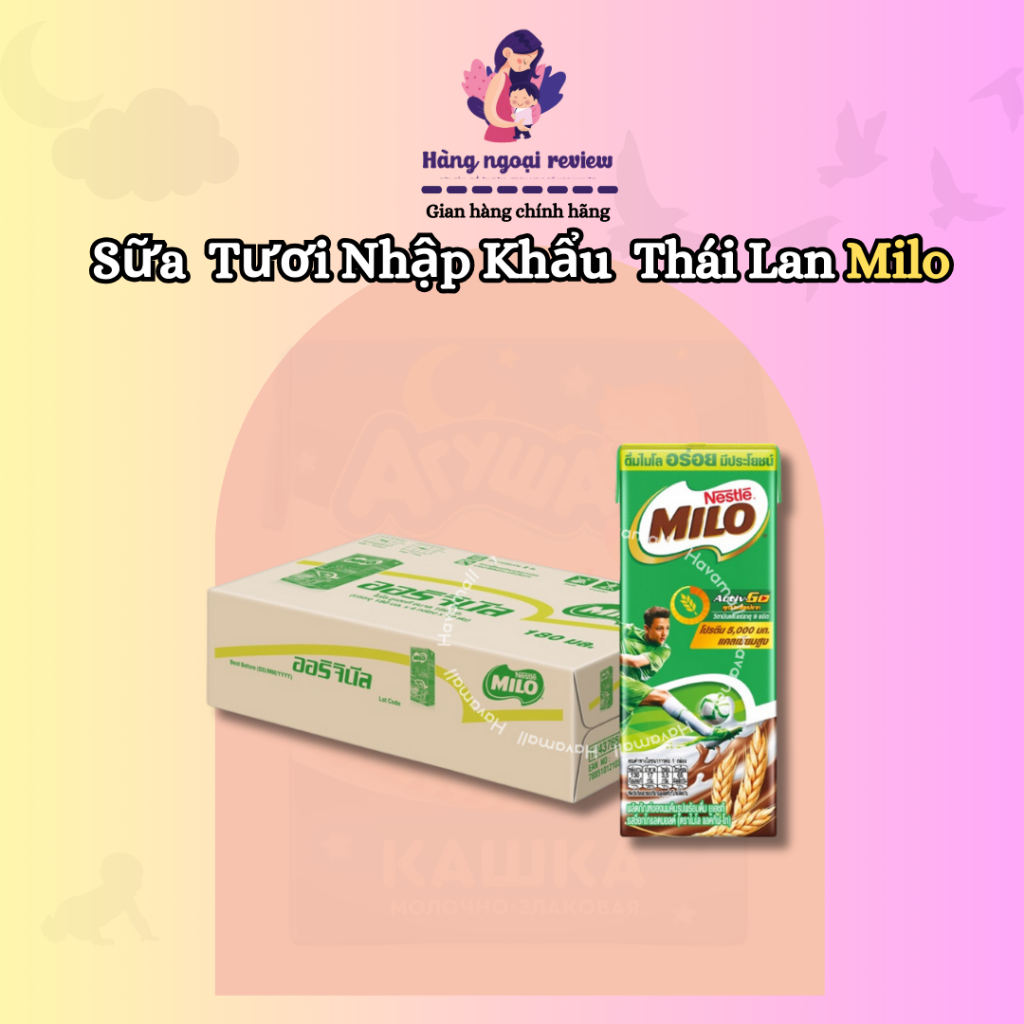 1 Carton of Thai Milo Fresh Milk 24 Boxes 110ml | Shopee Singapore