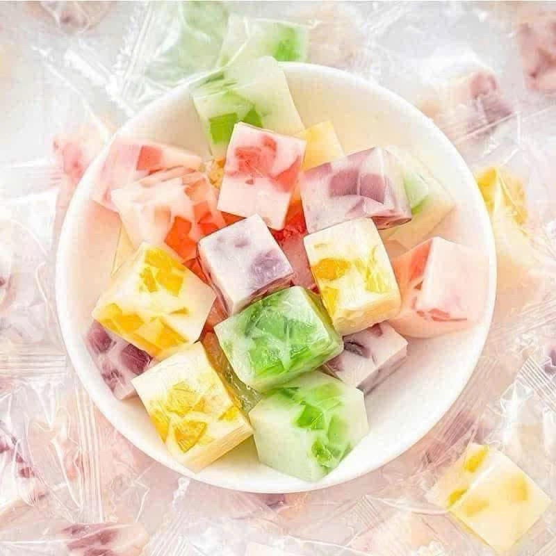 Cube fruit yogurt candy is fragrant and sweet | Shopee Singapore