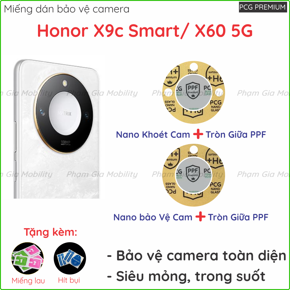 (buy 1 get 1 free) Honor X9C Smart 5G/ Honor X60 5G camera tempered ...
