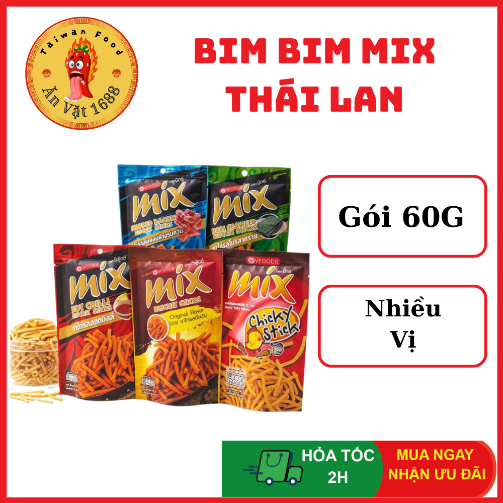 Vfoods Thai Mixed Snacks - Spicy Mixed Toothpicks - Thai Mixed Spicy ...