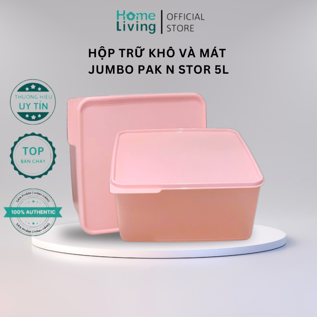 Tupperware Jumbo Pak N Stor Dry and Cool Storage Box 5L Capacity ...