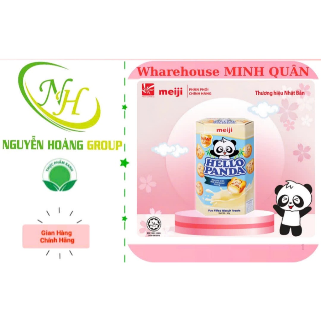 Hello Panda Milk Cake (Milk) Meiji 40g | Shopee Singapore