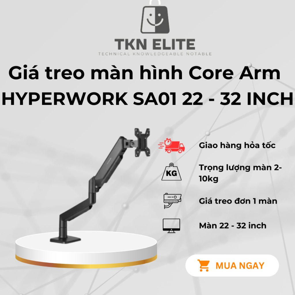 HyperWork Core Arm SA01 monitor Arm - Genuine product | Shopee Singapore