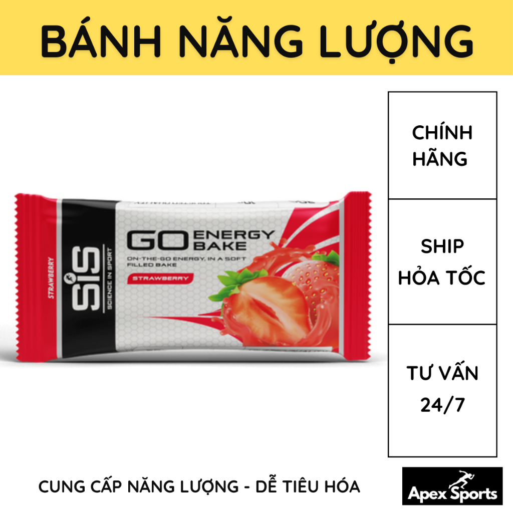 Sis Go Energy Bake 50g supplements Energy when doing sports, trail ...