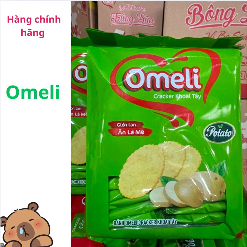 Omeli Cracker 300gr potato/gac - Rich, crunchy flavor | Shopee Singapore