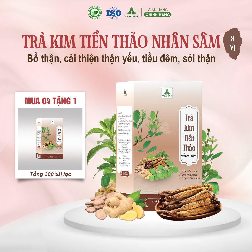 Tra TOT 8-flavored Ginseng Kim Tien Thao Tea helps nourish the kidneys ...