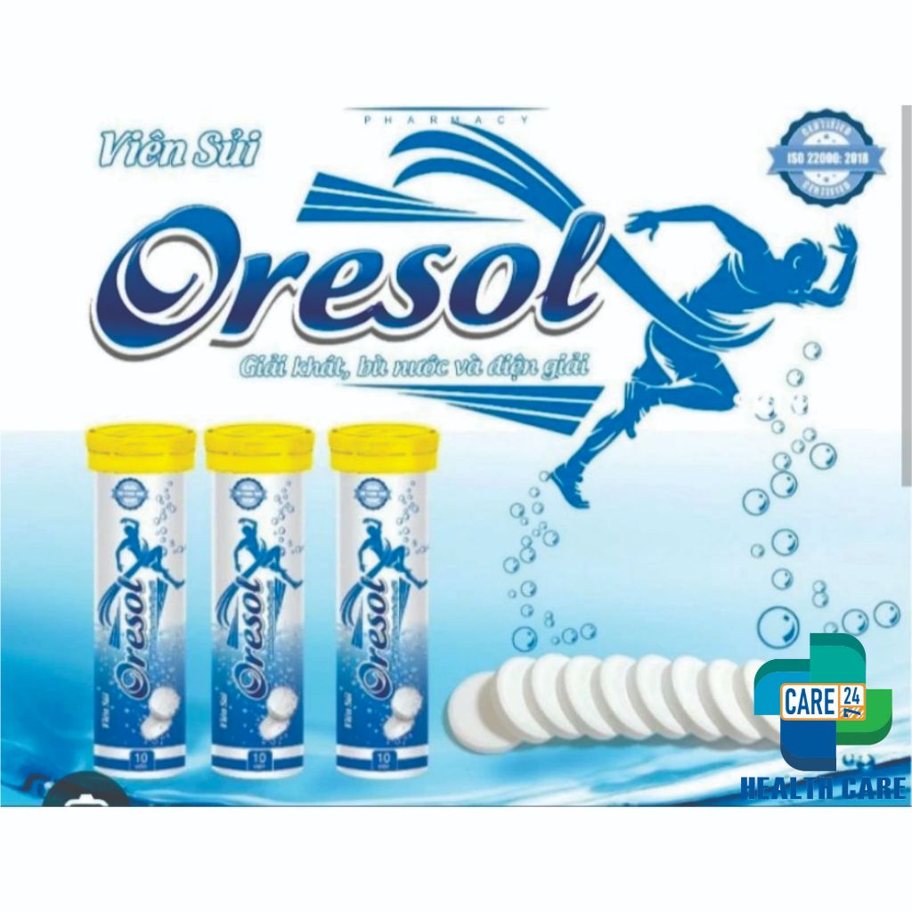 Oresol Asia rehydration and electrolyte effervescent tablets (package ...