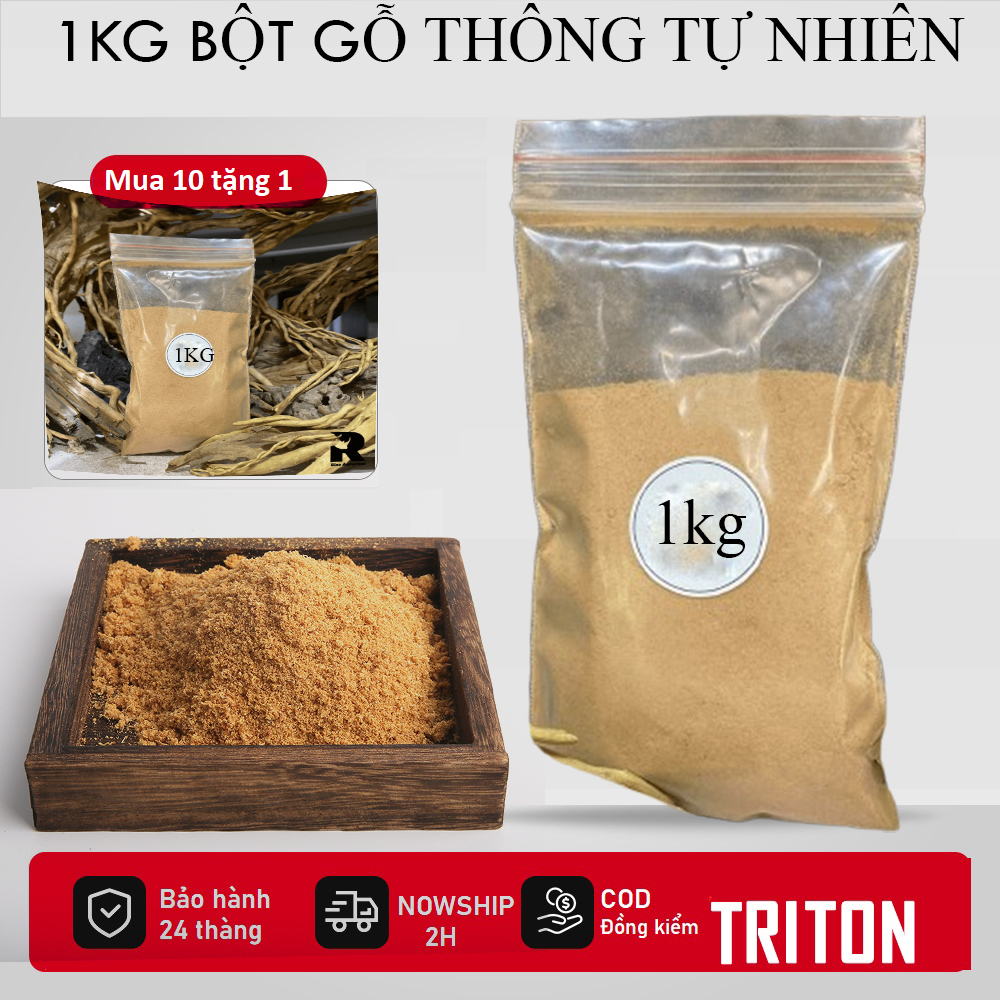 Yellow pine wood powder 1kg grafted with aquatic driftwood natural wood ...